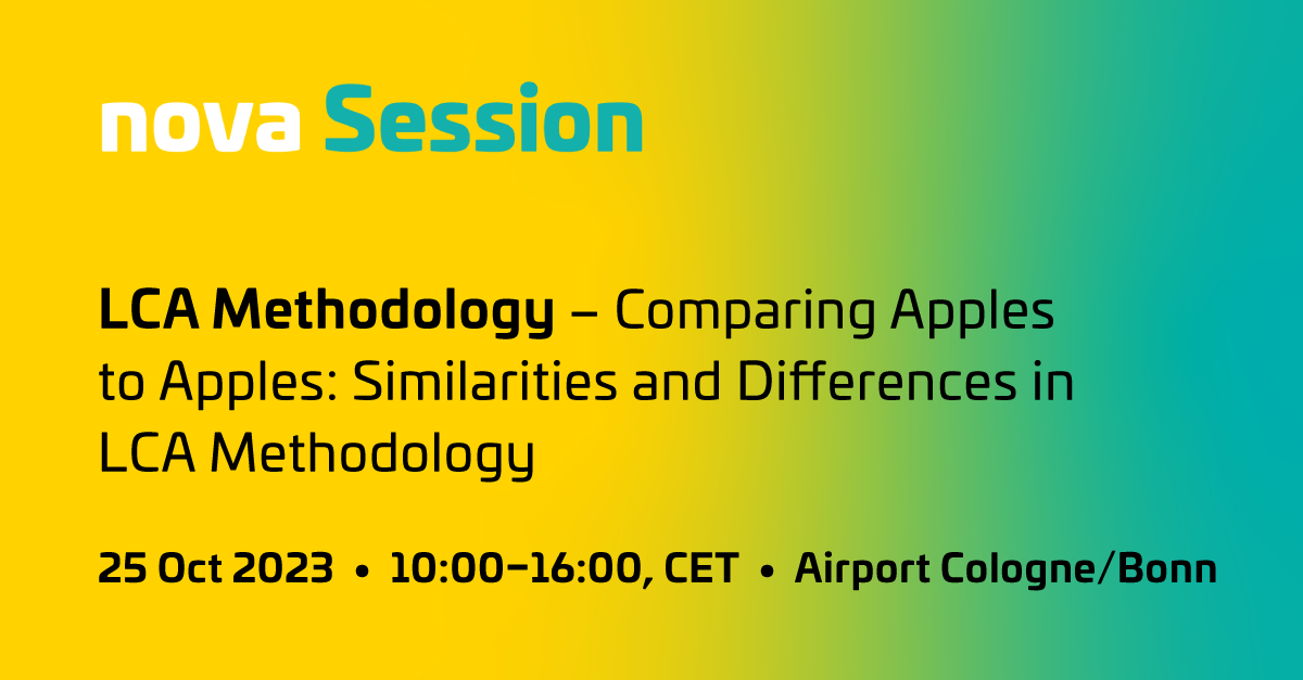 Program - nova-Session: LCA methodology