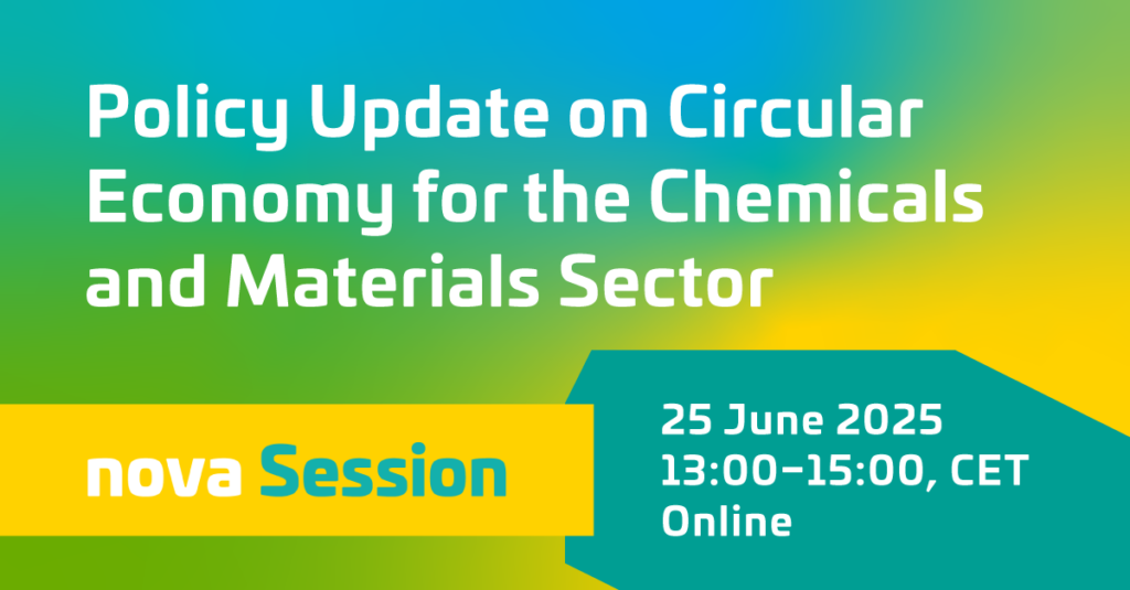 nova Session: Policy Update on Circular Economy for the Chemicals and Materials Sector ...